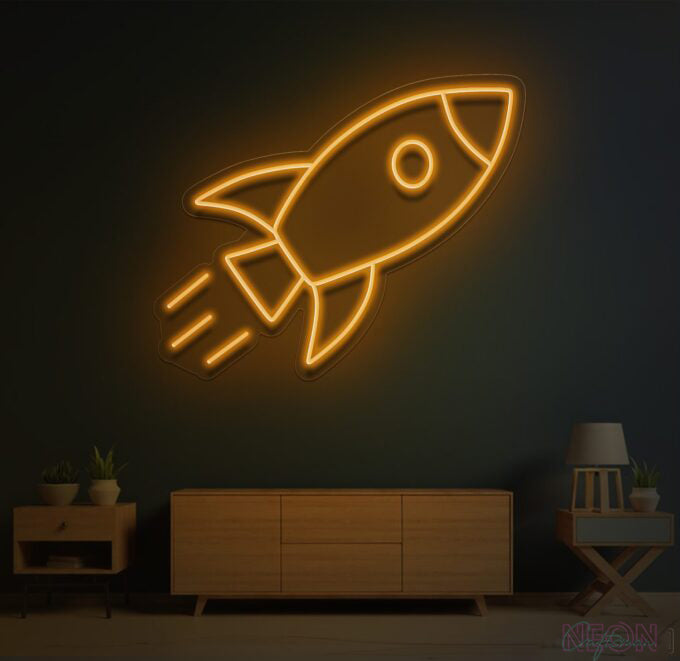 Rocket Neon Sign – craftsmanNEON